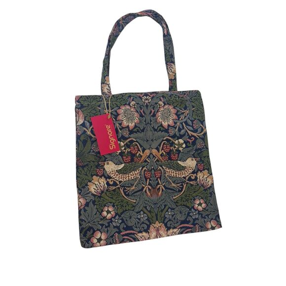 Signare | Bags | Signare Tapestry Shopping Bag For Woman In Strawberry ...